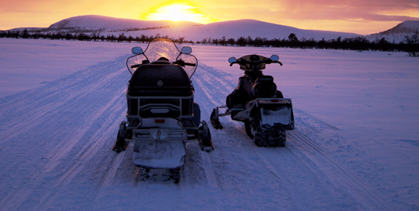 NEW - Guided Snowmobile Tours Now Underway - Brundage Mountain Resort