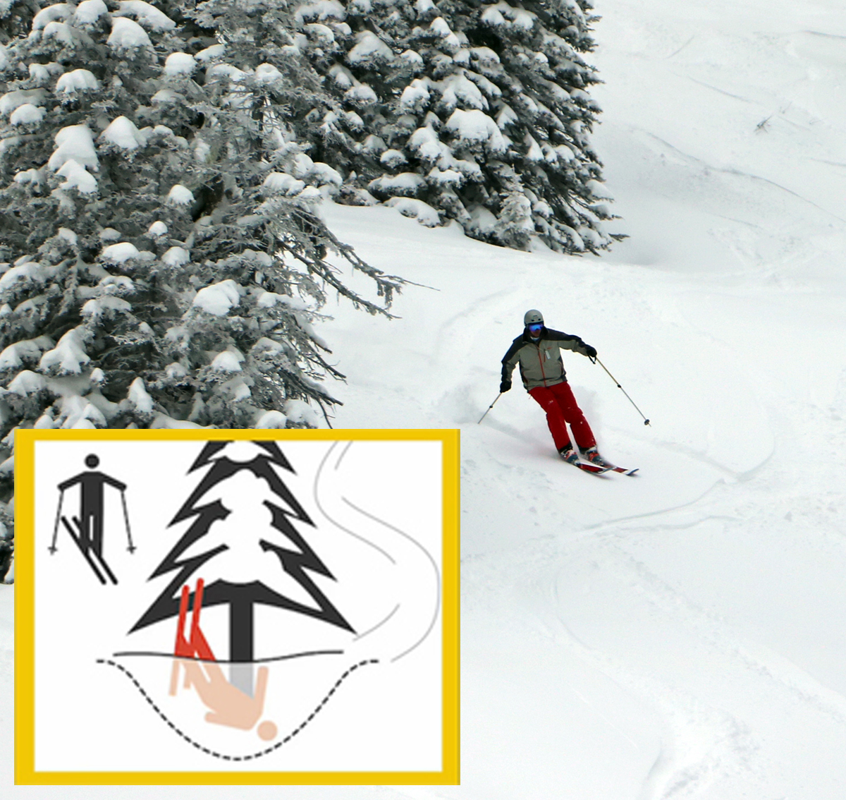 Deep Pow = Tree Well Hazards - Brundage Mountain Resort
